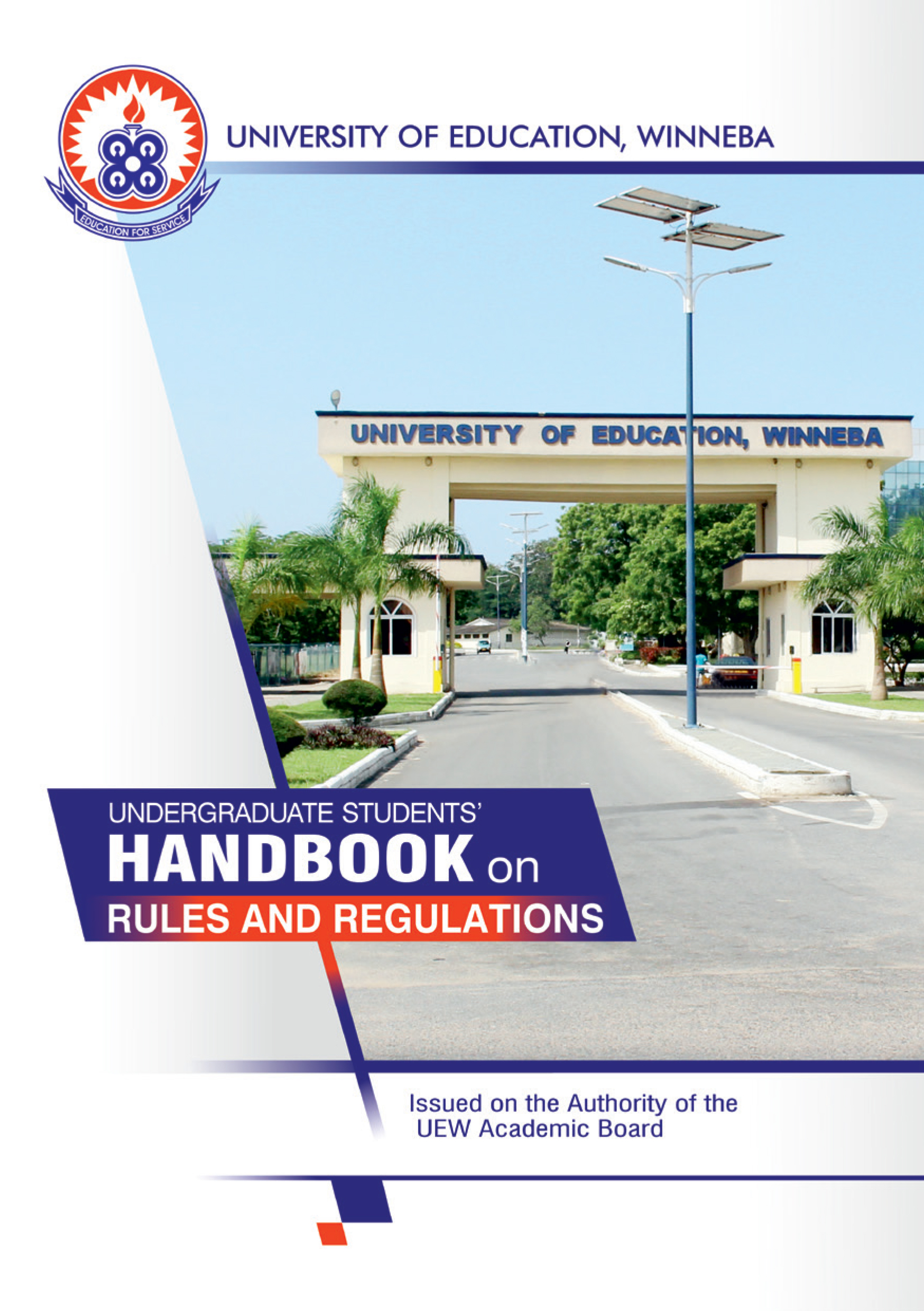 Revised Undergraduate Students' Handbook | University of Education, Winneba