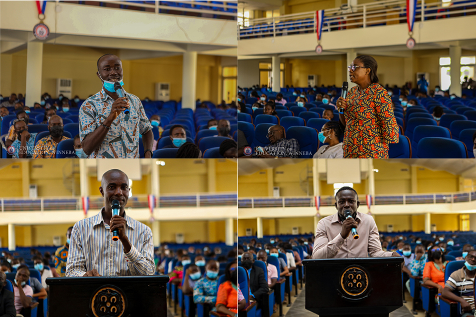Chairman of UEW Governing Council Interacts with Staff | University of ...