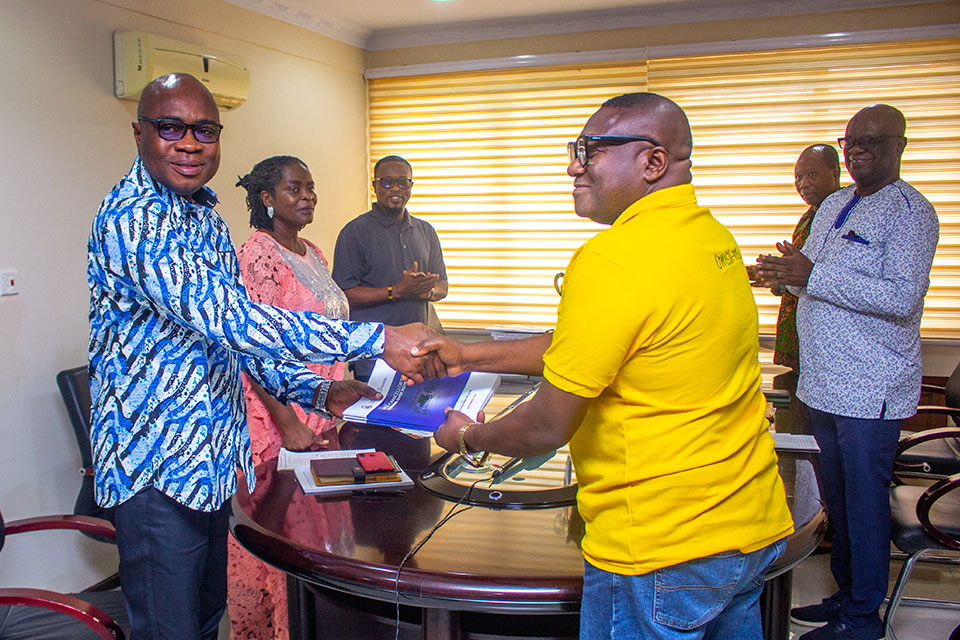 Prof. Avoke Hands over to the New Vice-Chancellor | University of ...